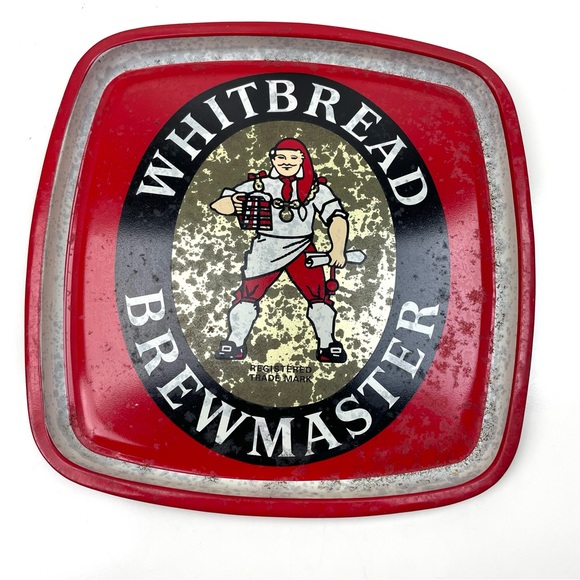 Other | Vintage Whitbread Brewmaster Metal Beer Tray | Poshmark